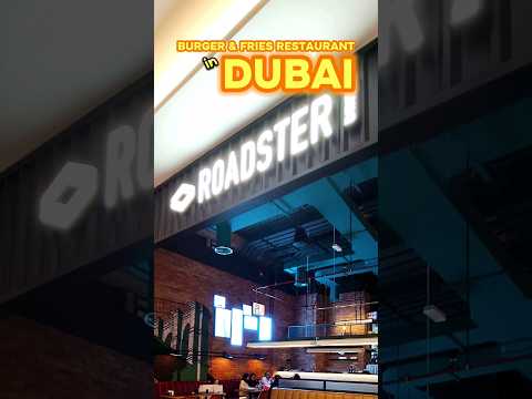 BURGER AND FRIES RESTAURANT IN DUBAI  ROADSTER DINERS, DUBAI HILLS MALL