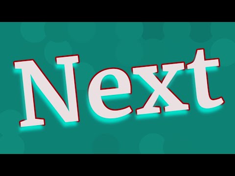 NEXT pronunciation • How to pronounce NEXT