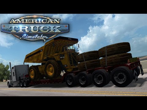 Caterpillar Dump Truck & Spare Wheels! American Truck Simulator Mods #44