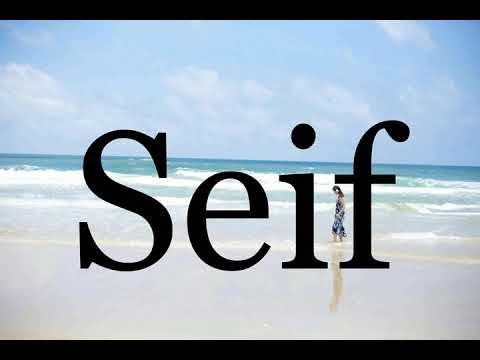 How To Pronounce Seif๐๐๐๐๐๐Pronunciation Of Seif