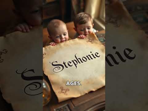 Stephanie: A Name of Royal Grace & History 🌿 #shorts