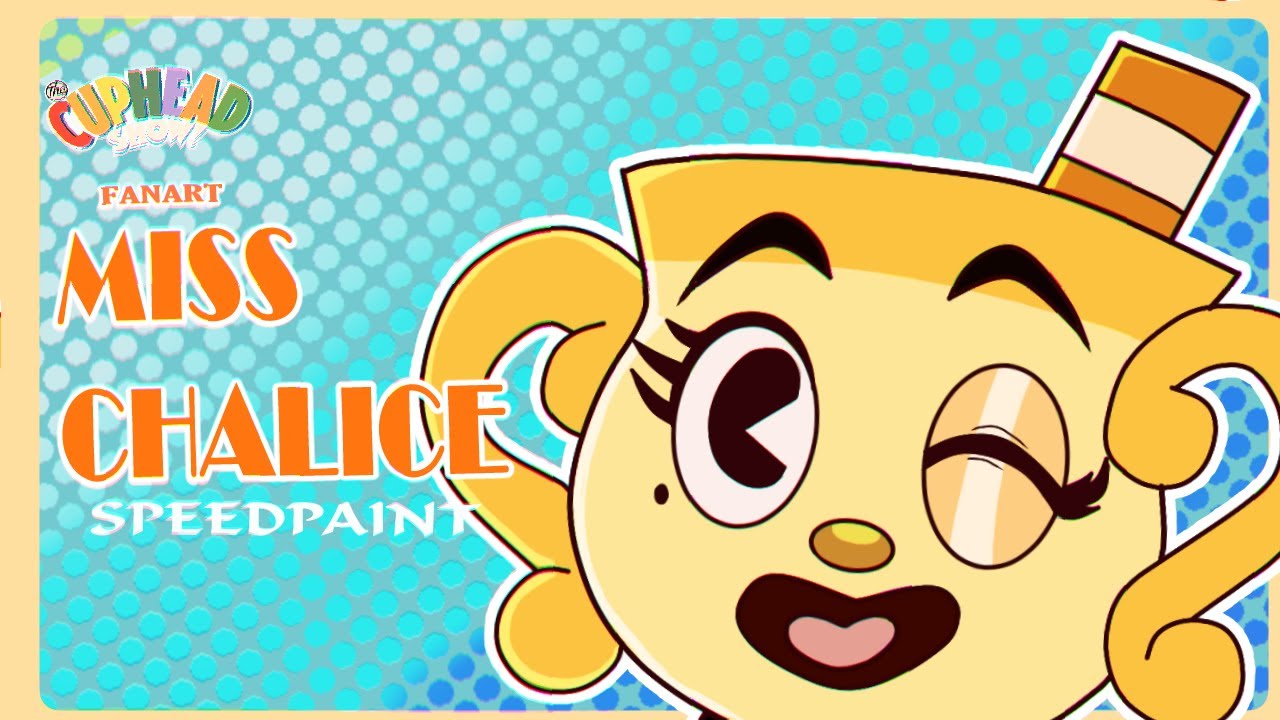 MISS CHALICE| The Cuphead Show #Speedpaint