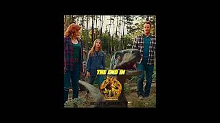 Jurassic world ending now and then | jurassic park edit | #shorts #jurassicworld #jurassicpark