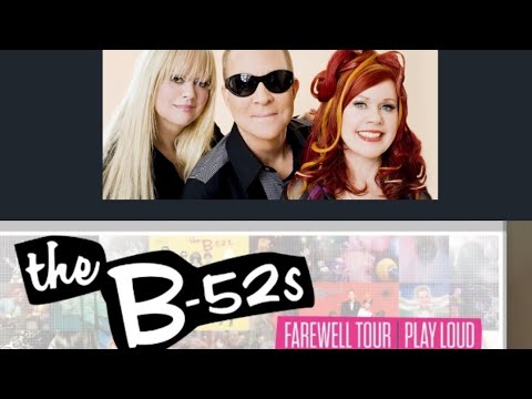 The B-52's on their final tour at the Venetian Theater in Las Vegas