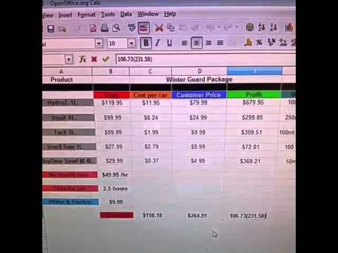 Pricing out your detailing jobs!