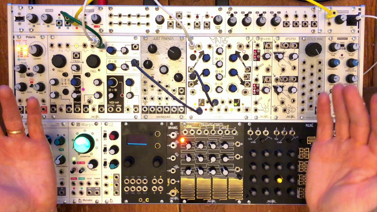 Squealing wavefolder-filter feedback patch