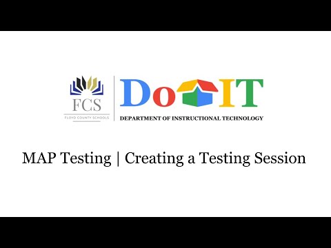 MAP | How to Create a Testing Session