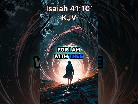 Isaiah 41:10 | Daily Prayer Bible Verse - Right Hand KJV