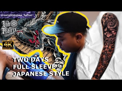 KOI FISH JAPANESE THEME TATTOO👹👹||done by @surantyyasaa_tattoo