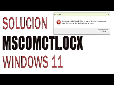 MSCOMCTL.OCX error solution Windows 11 and 10 64-bit.