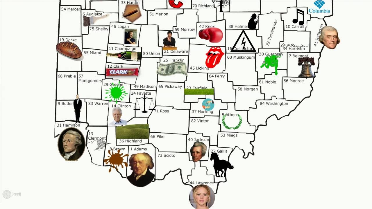 How to Memorize the 88 Counties of Ohio | Easy Visual Memory Mnemonics