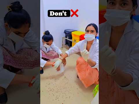 Blood spill management # bloodspill#saftyfirst#staysafe#shortvideo#med