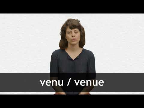 English Translation of “VENUE” | Collins French-English Dictionary