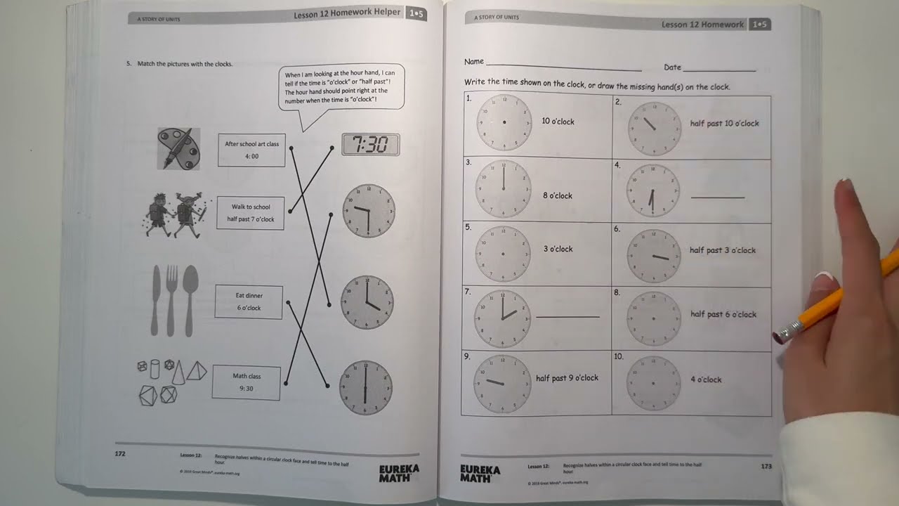 Eureka Math Grade 1 Module 5 Lesson 12 Homework | #mathwithaubrey #answers