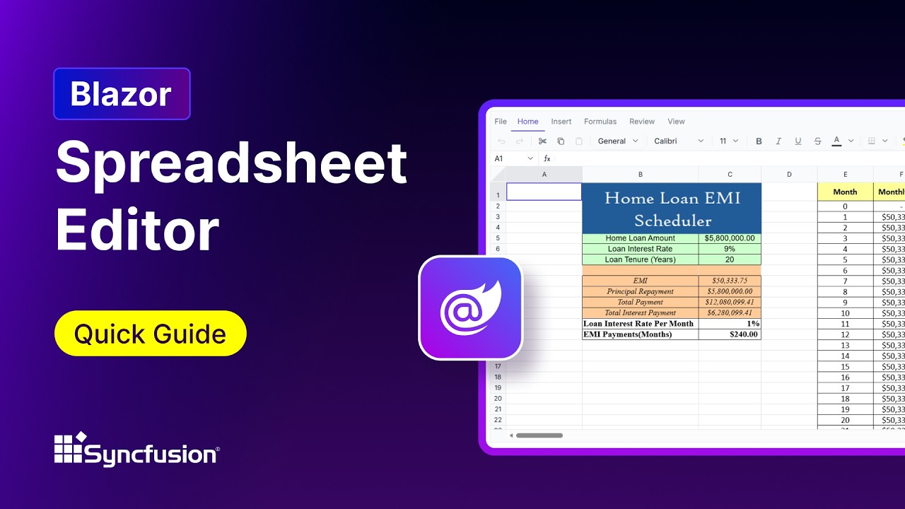 Blazor Spreadsheet Editor: The Ultimate Feature Walkthrough