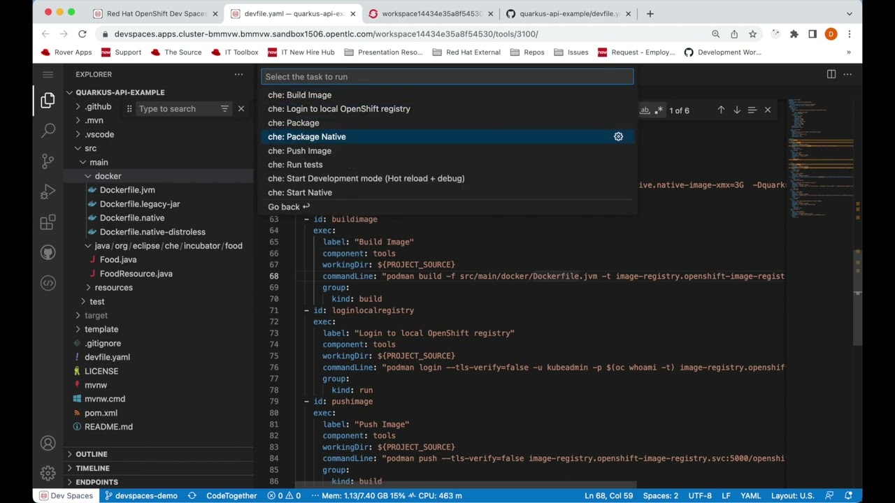 Build, test, tune, and deploy your application with Red Hat OpenShift Dev Spaces
