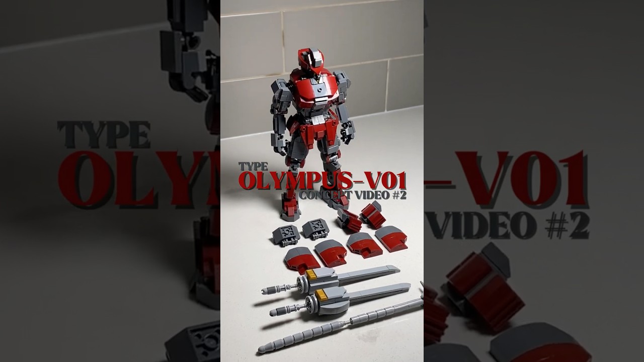 Lego Mech: MOC Type Olympus V01 Tutorial Preview Concept Video