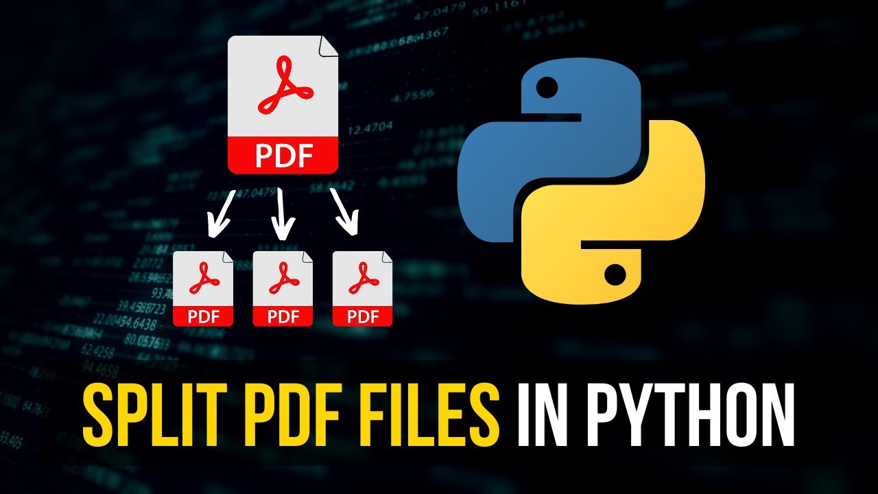 Splitting PDF Files with Python