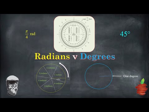 Radians Versus Degrees - Trigonometry - The Bearded Math Man