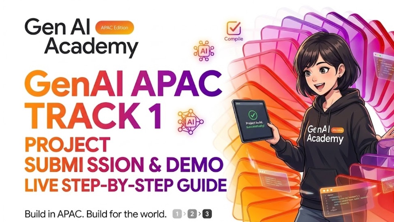 GenAI Academy APAC Track 1 – Project Submission + Live Demo (Step-by-Step Guide)
