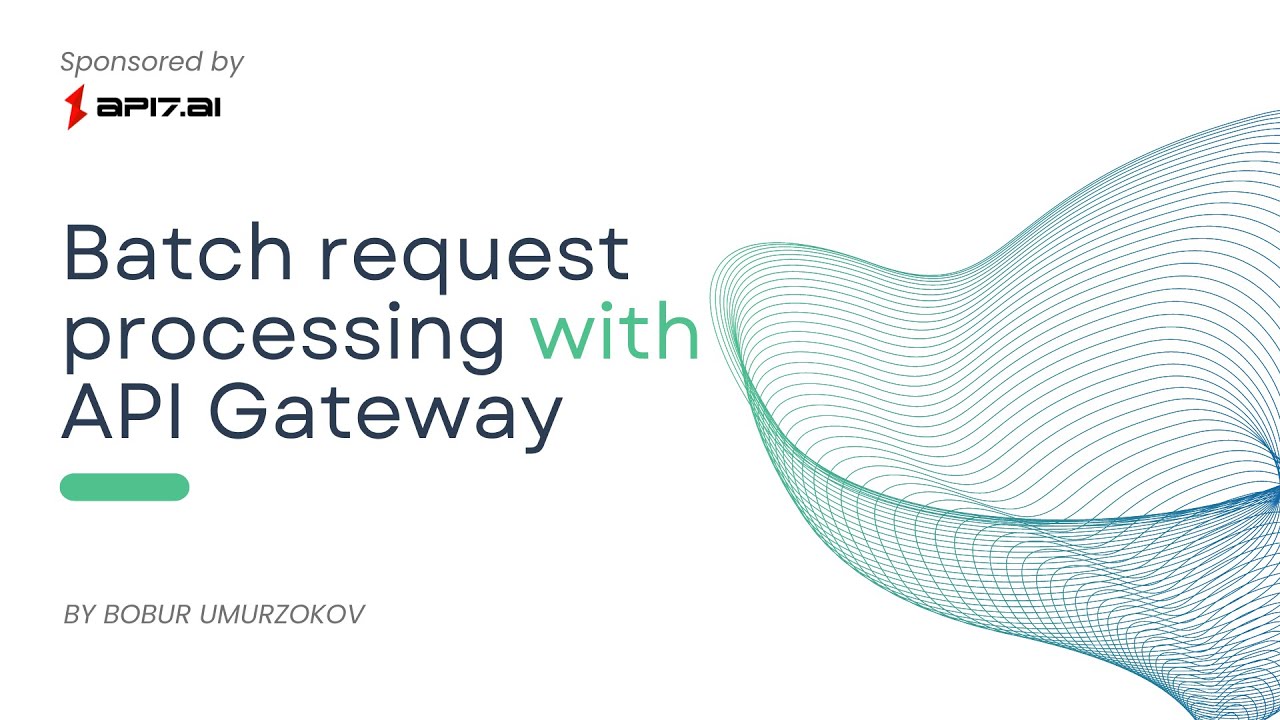 Batch request processing with API Gateway