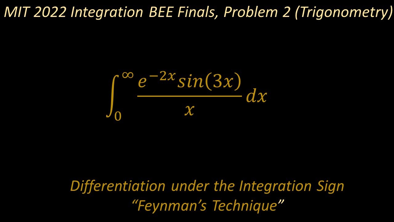 MIT 2022 Integration BEE Finals, Problem 2 (Trigonometry)
