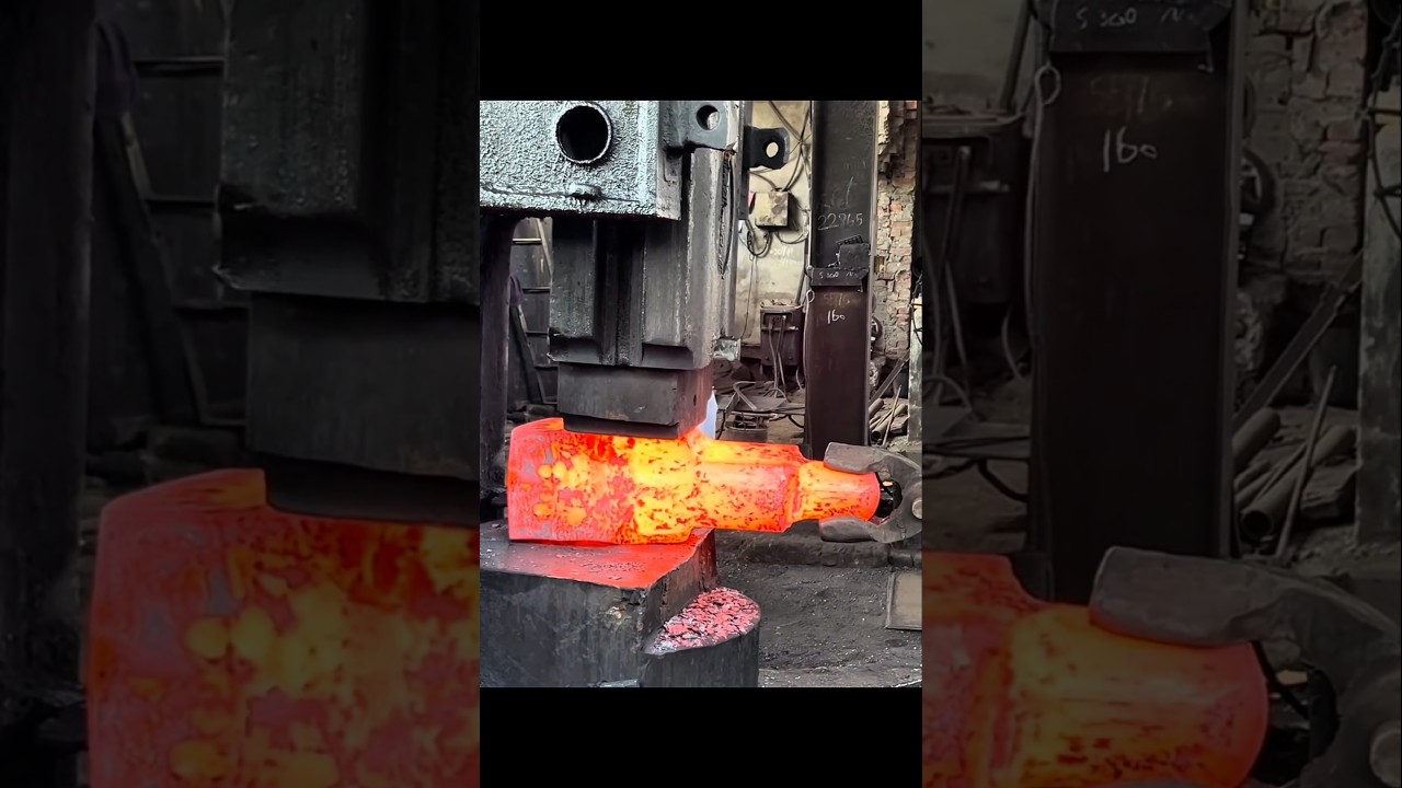 From Raw Steel to Giant Crankshaft: Ammonia Compressor Engineering Process 🔥”