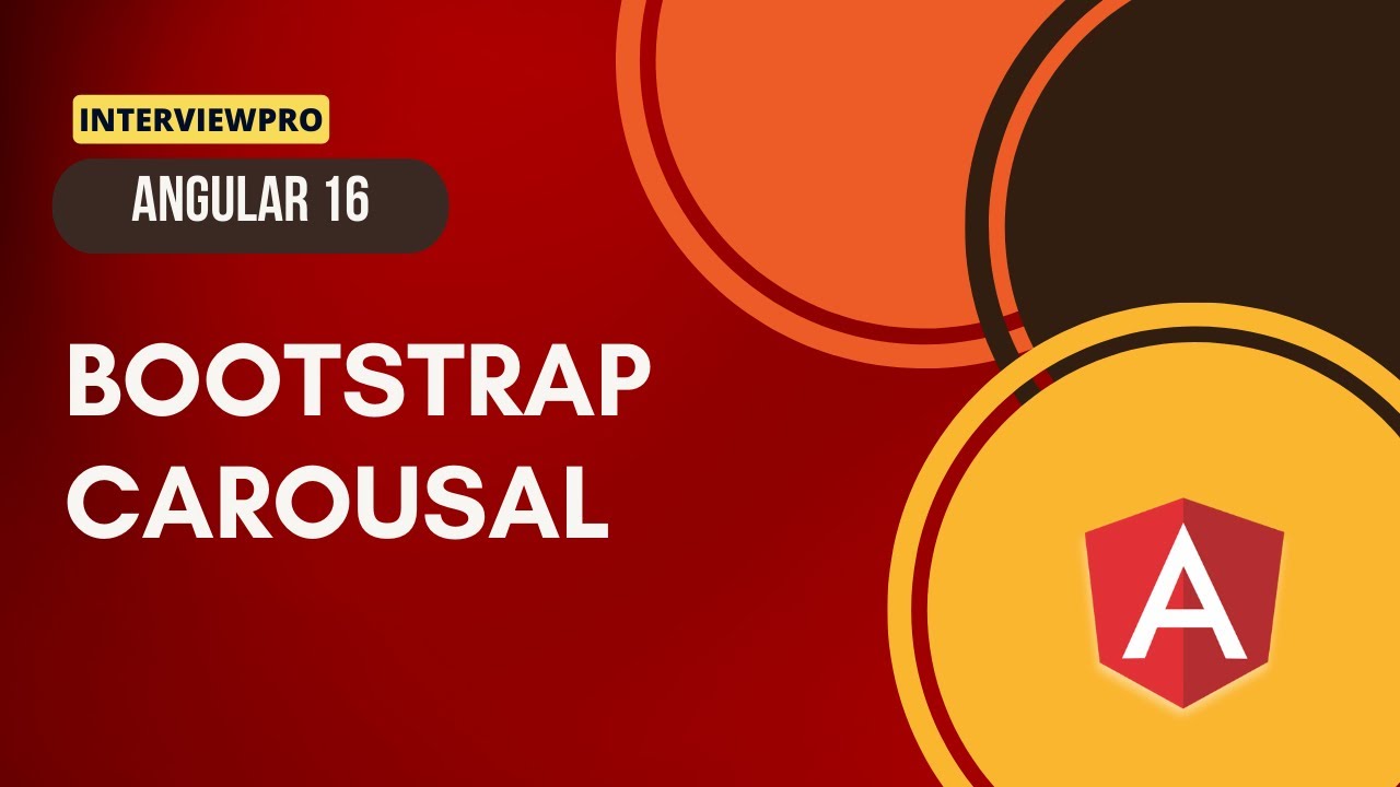 [11] Angular 16 | Bootstrap Carousel in Angular