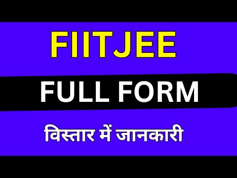FIITJEE full form