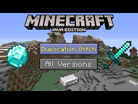 Duplication Glitch in Minecraft: Java Edition!! All Versions (1.14, 1. ...