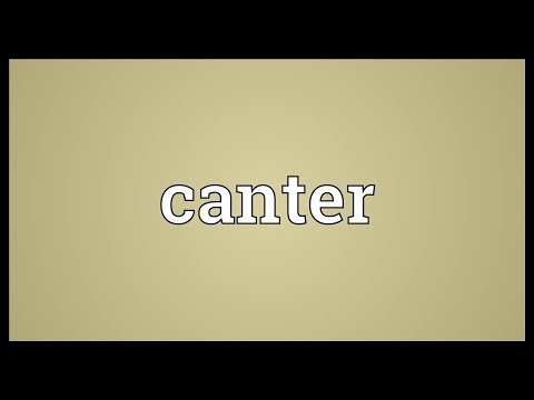 Canter Meaning
