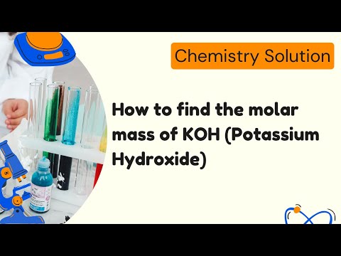 How to find the molar mass of KOH (Potassium Hydroxide)