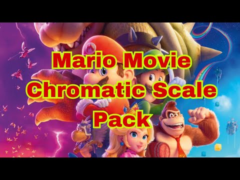 (FIXED LINK) The Super Mario Bros. Movie FNF Chromatic Scale Pack.