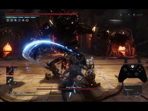 Lies of P - Azure Dragon Crescent Glaive - King's Flame, Fuoco (41s)