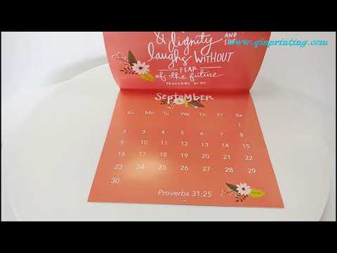 Print calendar in China high quality but low cost to print calendar online