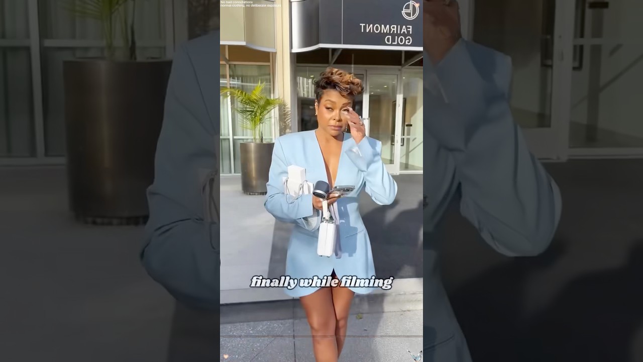No wonder Taraji P. Henson suddenly seems like a brand new person. #celebrity #tarajiphenson #straw