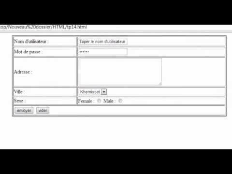 Tuto 11 : Formulaire d’inscription en HTML | ProgAll