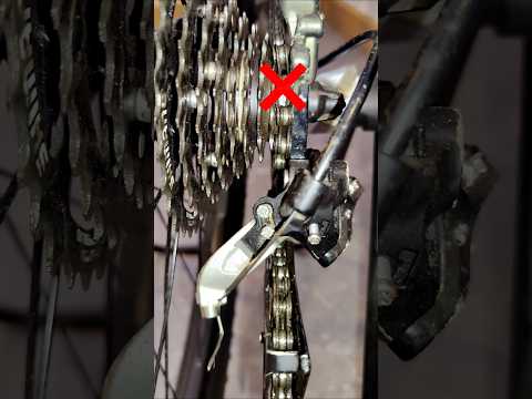 How to adjust a bike gear #mtb