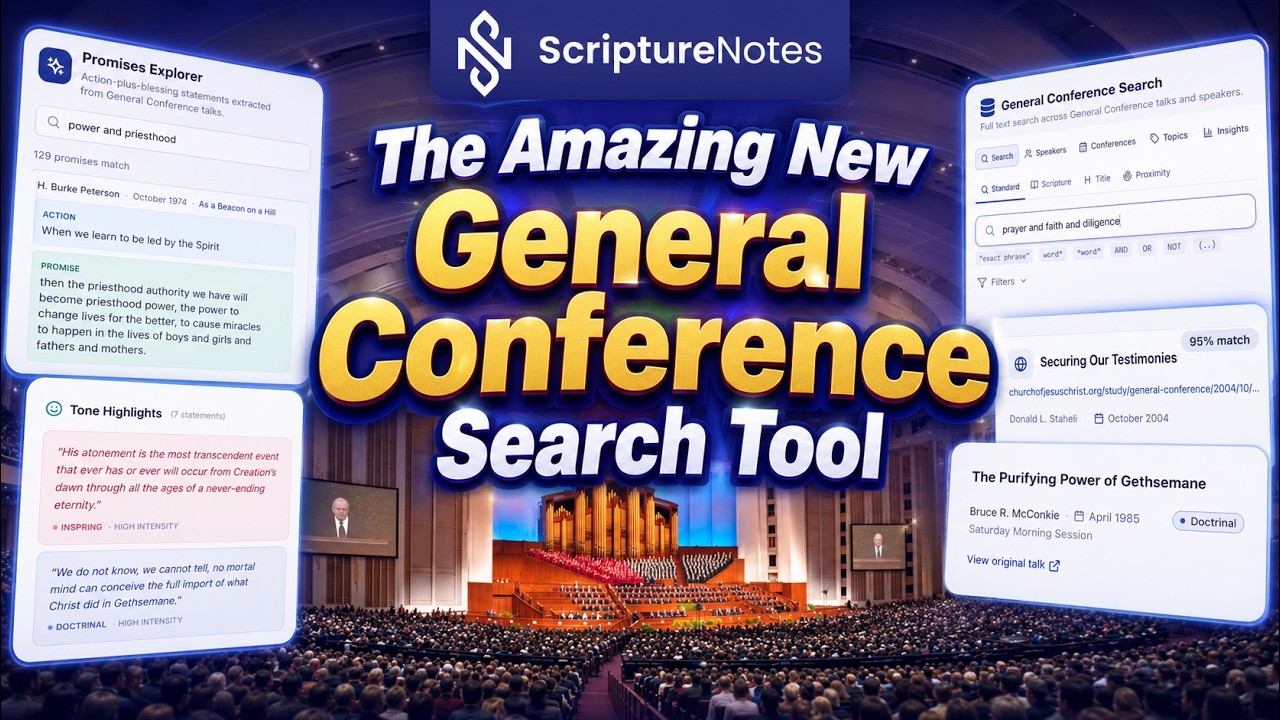 Amazing New General Conference Search Tool