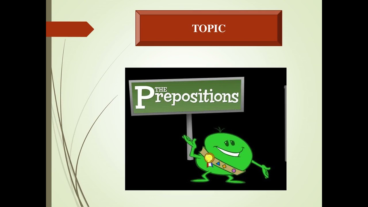 PPT OF MODEL Prepositions. B. ED