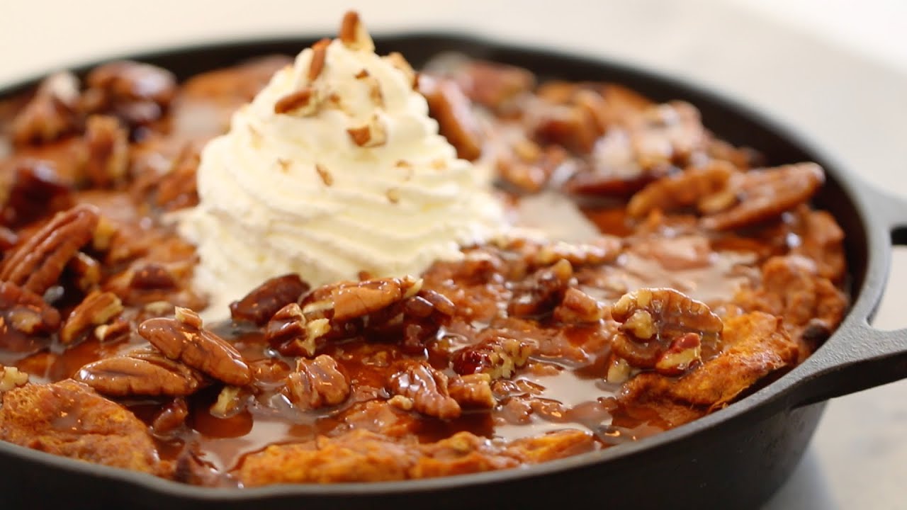 Pumpkin Bread Pudding (PUMPKIN RECIPE COLLABORATION) - Gemma's Bigger Bolder Baking Ep 39