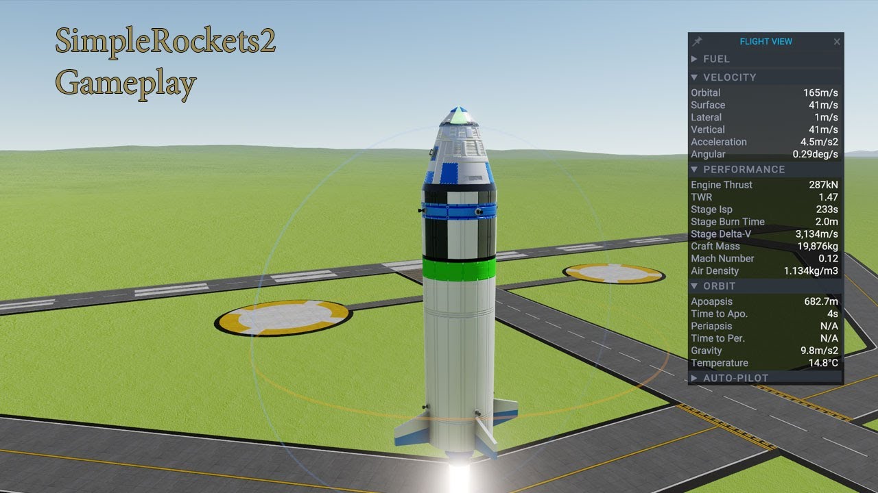 SimpleRockets 2 - First Steps Gameplay