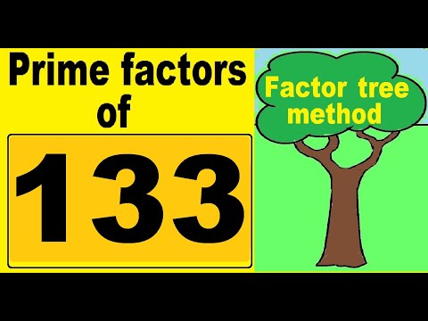 Prime factors of 133.