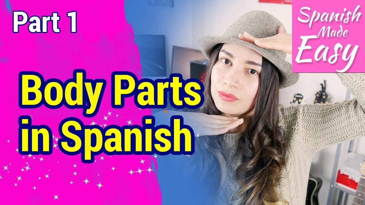 Body Parts In Spanish - Part1 | Spanish Lessons