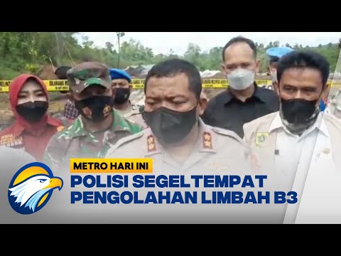Polres Bogor Segel Tempat Pengolahan Limbah B3 di Tenjo