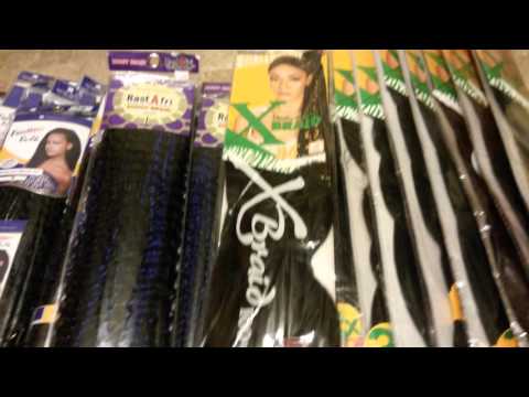 Different types of braiding hair