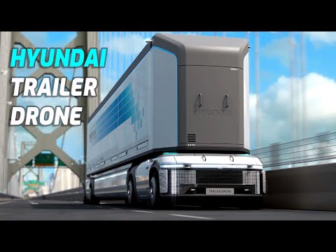 Hyundai Trailer Drone Concept Is An Autonomous Hydrogen Truck