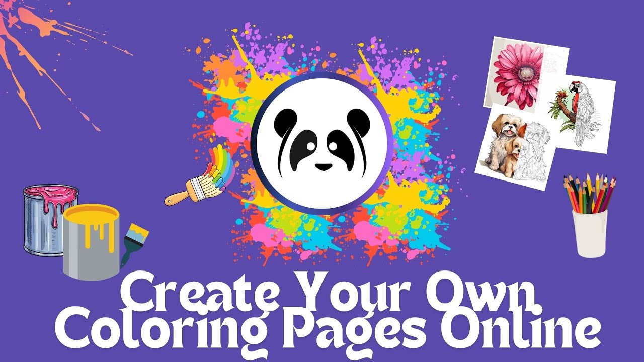 Create Your Own Coloring Pages Online with Mimi Panda!