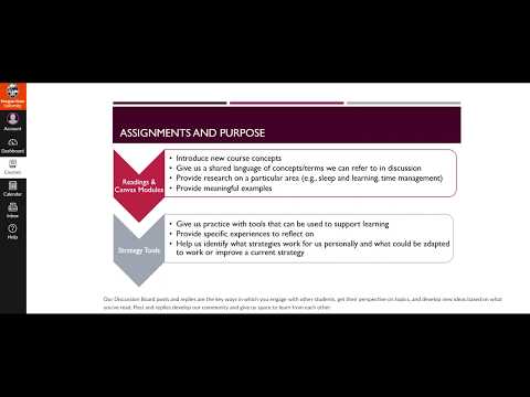 Navigating Canvas Modules