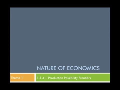 Production Possibility Frontiers - PPF's, movements, shifts, capital goods, consumer goods